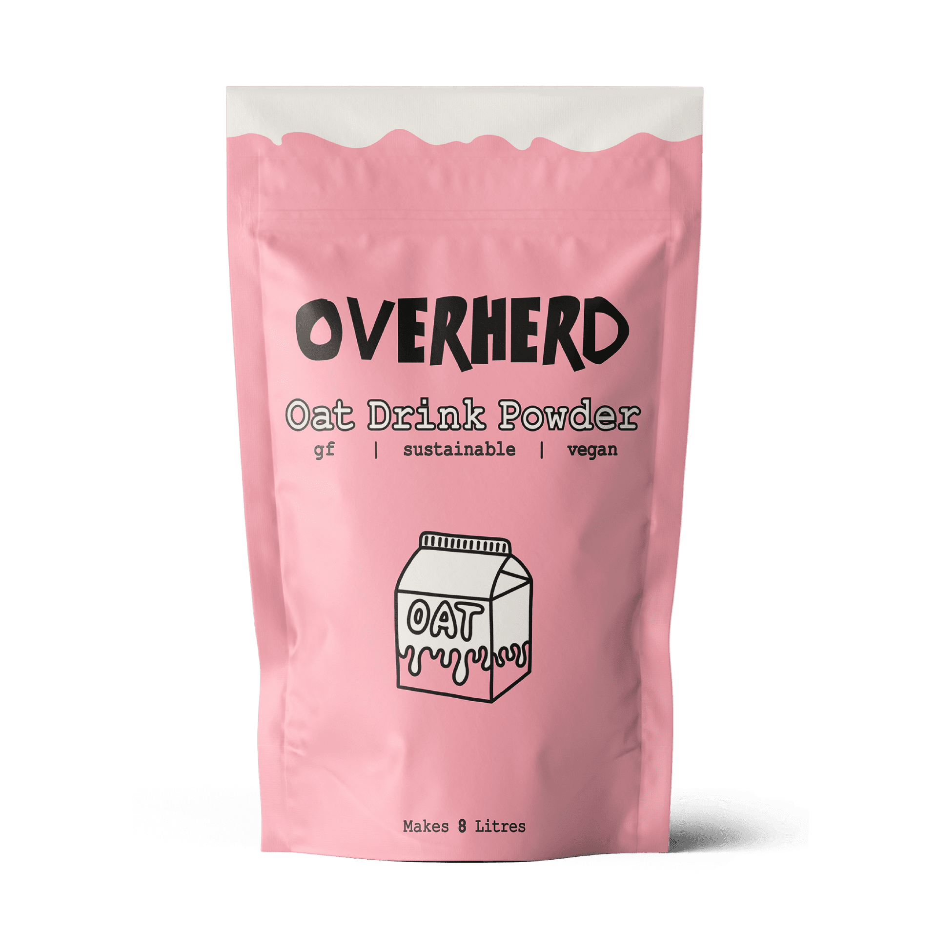 Powdered Oat Milk | Delicious & Instant Vegan Drink | Overherd