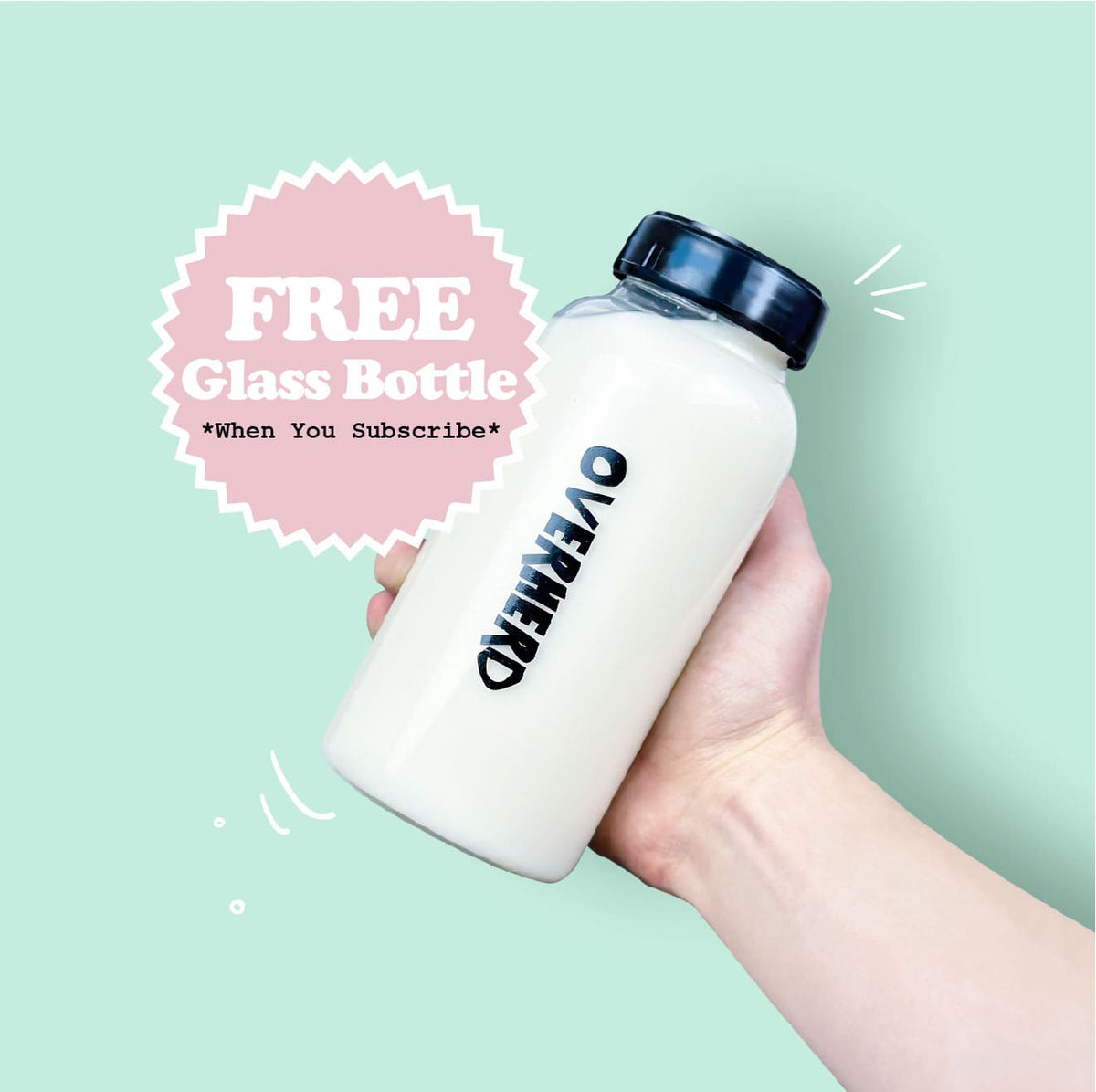 Oat Milk Powder | Delicious & Instant Powdered Vegan Milk | Overherd